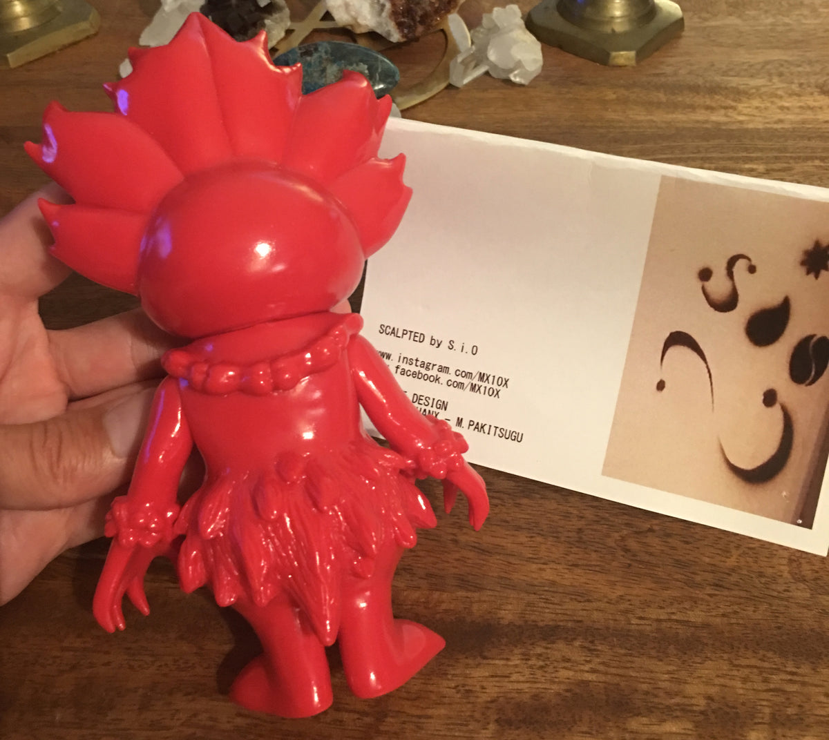 SIO Maharaja Sofubi Kaiju Rare Angel Abby Red Edition Unpainted Blank – Captivated!
