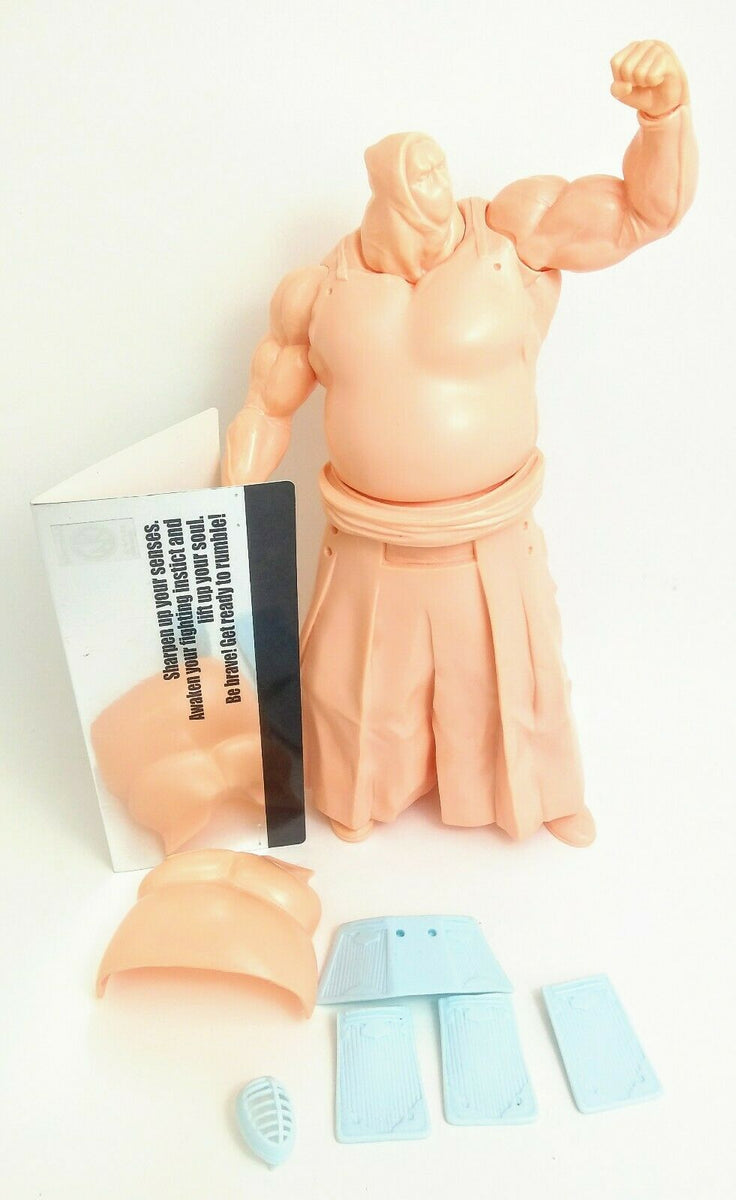 CCP Kinnikuman Bigguza Sofubi Kit Flesh Unpainted Soft Vinyl Martial A ...