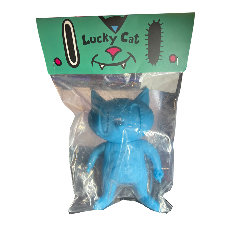 Vincent Scala Lucky Cat Frozen Blue Vinyl Toy Art Designer Figure ...