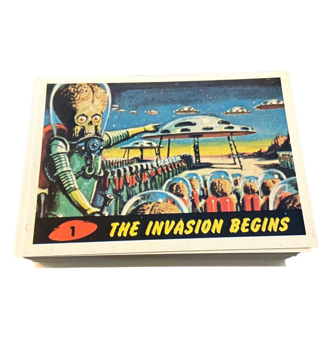 Mars Attacks Card Set Renata Galasso Reprint Complete Card Set of 56 C ...